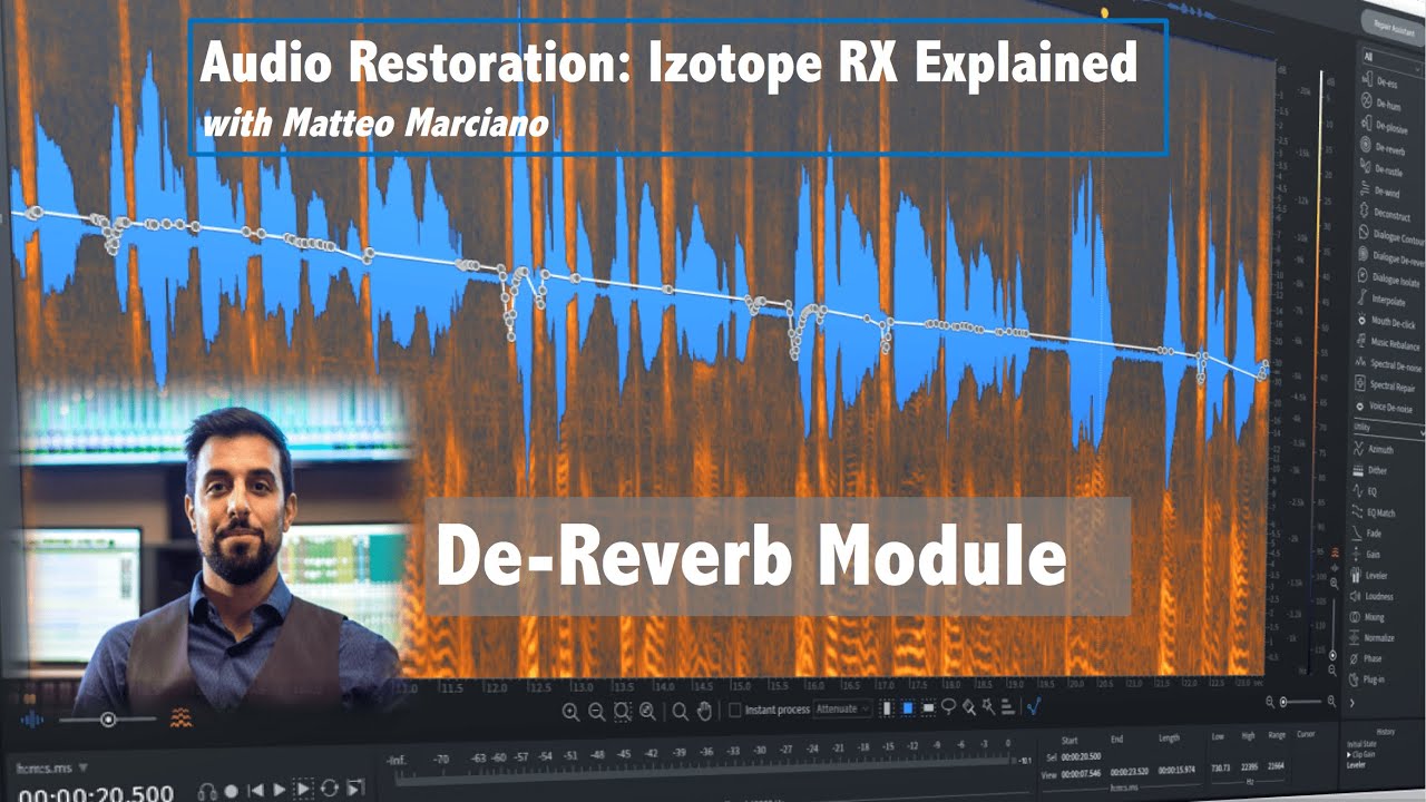 RX (7): De Reverb Module - YouTube