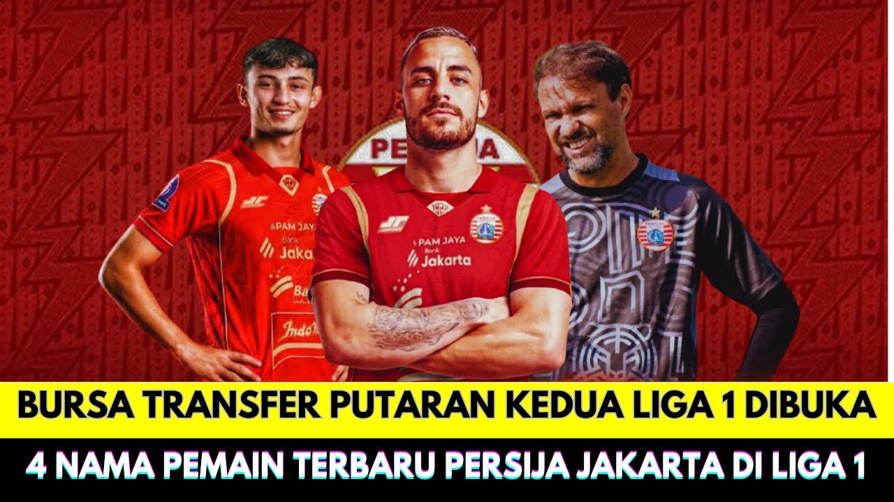 Bursa Transfer Segera Dibuka Inilah 4 Calon Pemain Terbaru Persija di ...