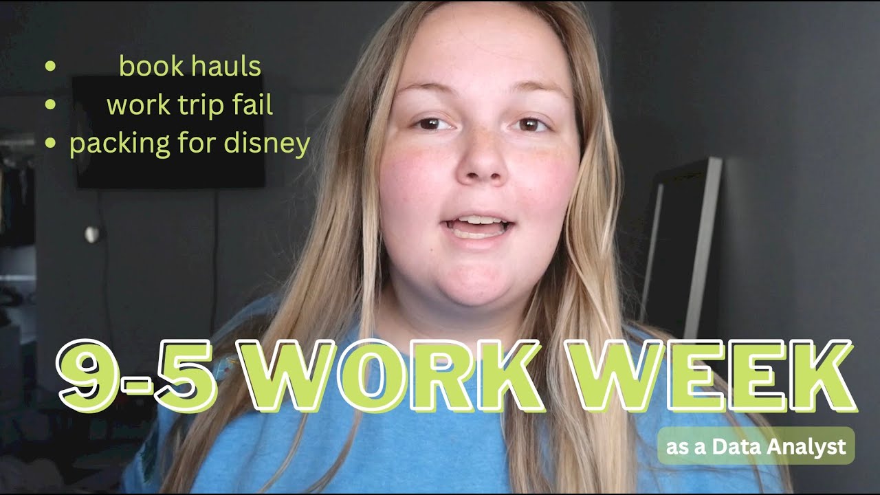 hectic week in my life as a data analyst | work trip fail, book hauls & prepping for Disney ...