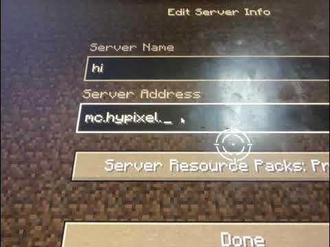 How to get hypixel on your servers - YouTube