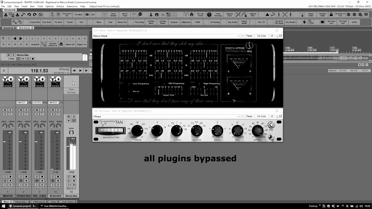 Acustica Audio Freebies - Tan Compressor & Ochre Homebrew EQ - YouTube