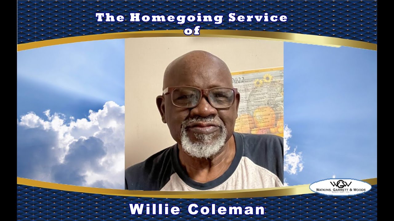 The Homegoing Service of Willie Coleman - YouTube