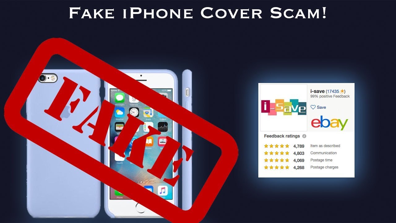 Fake iPhone Case, How To Spot A Fake (eBay Scam) – Long Version - YouTube