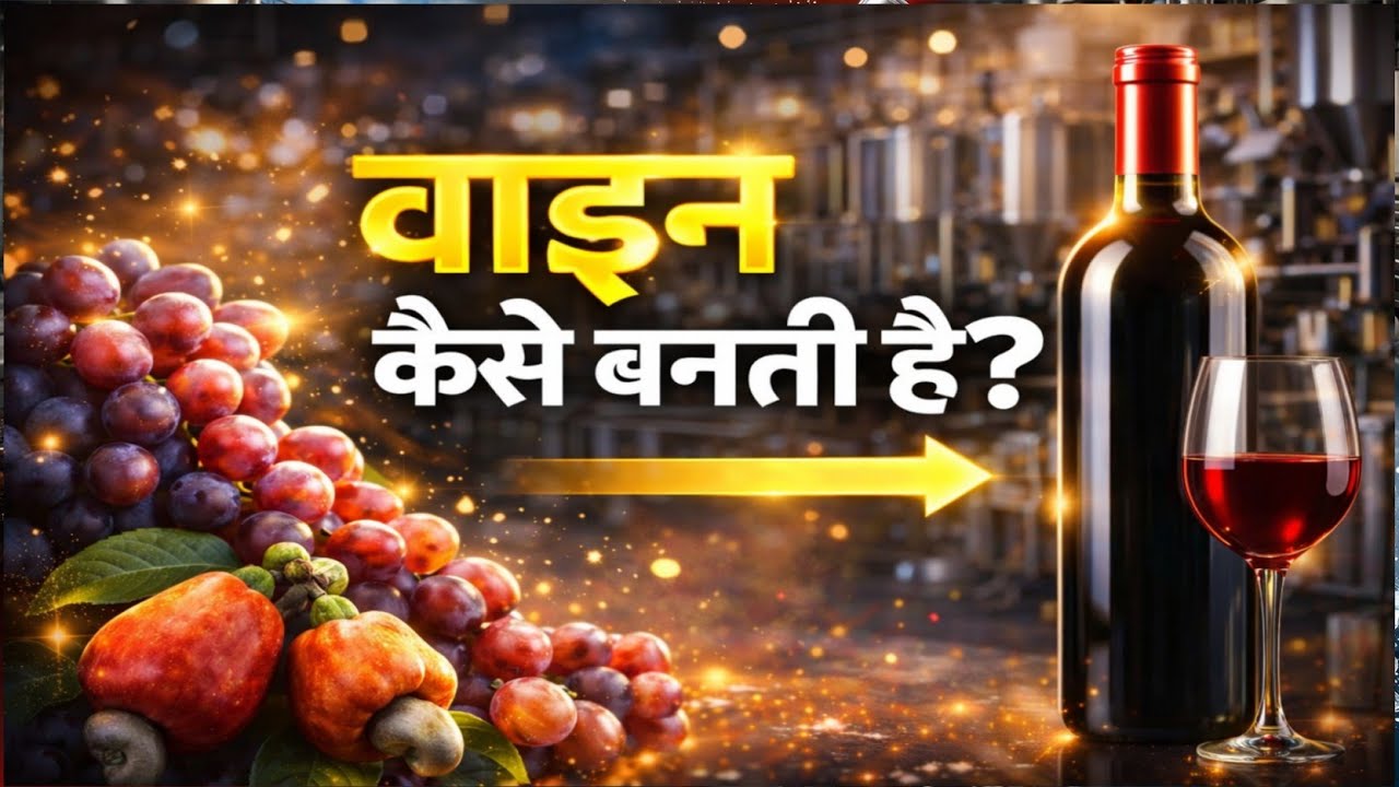 WINE कैसे बनती है | Traditional Wine Making Process | Cashew Liquor ...