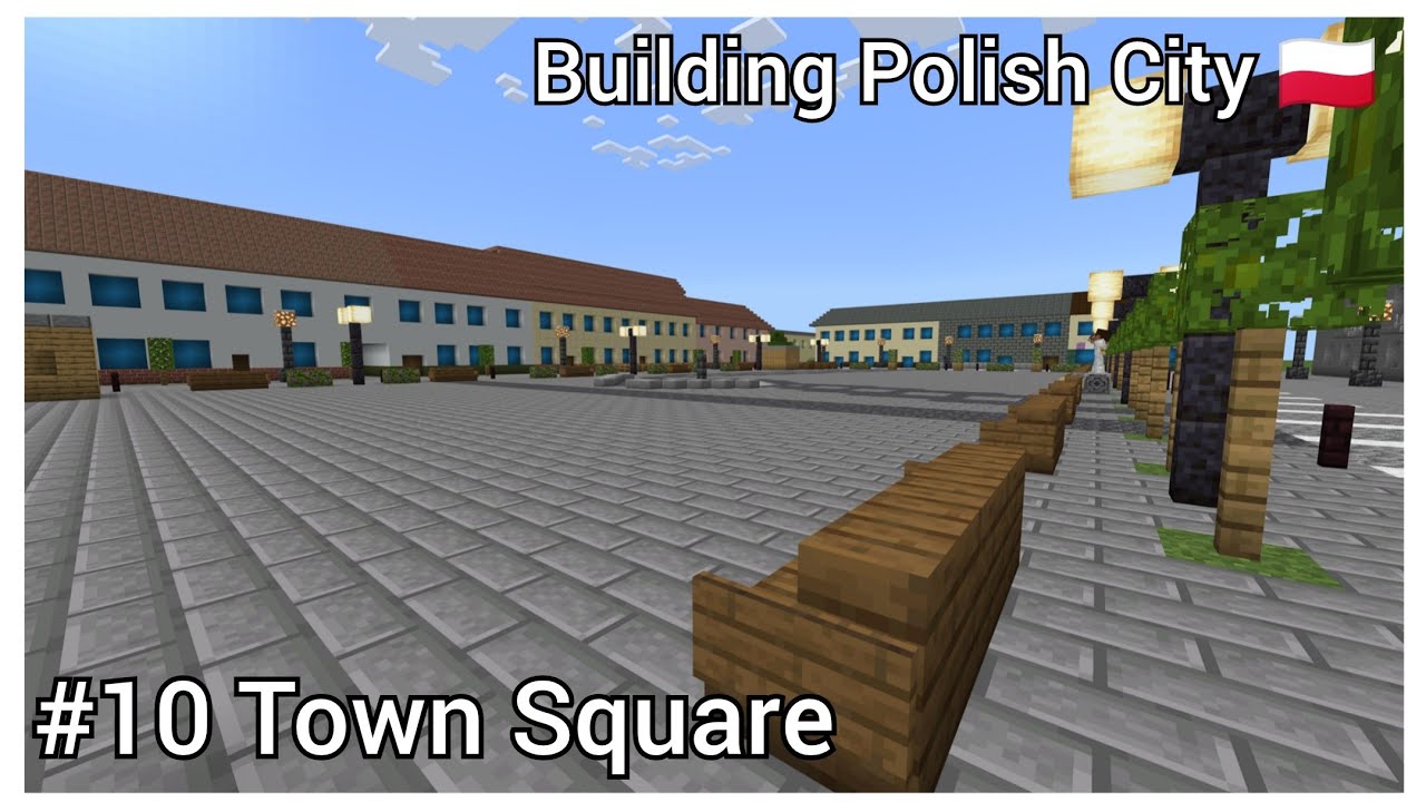 Town Square - Building Polish City PT.10 [Minecraft Timelapse] - YouTube