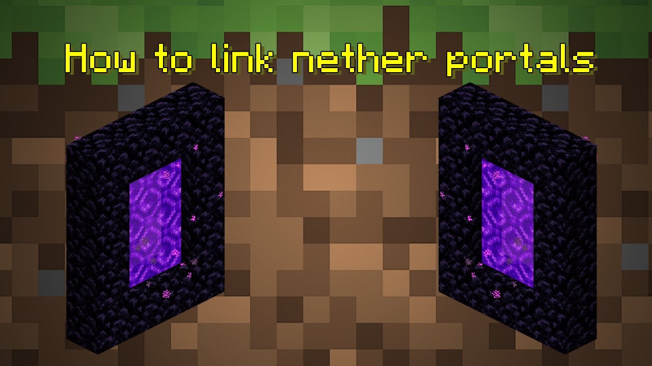 How to properly link nether portals - YouTube