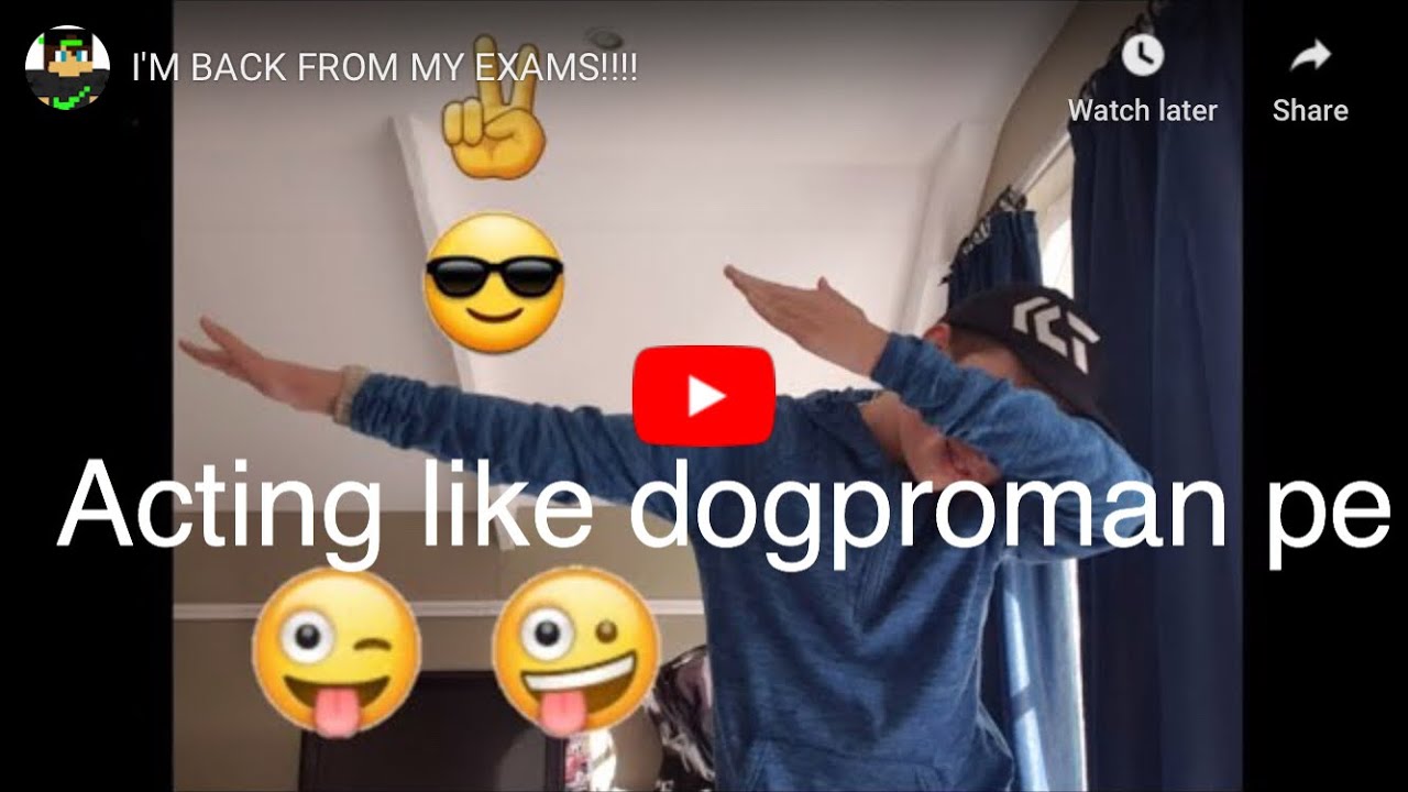 Acting like DOGPROMAN PE - YouTube