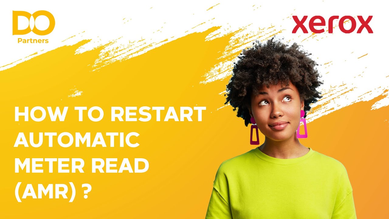 [XEROX] How to restart Automatic Meter Read (AMR) ? - YouTube