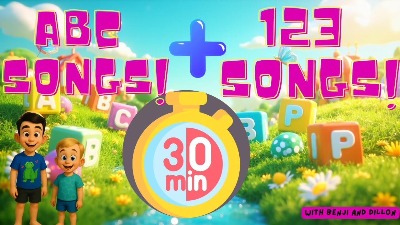 ABC Songs and Counting Songs | 30 Minutes of ABC and Learning to Count ...