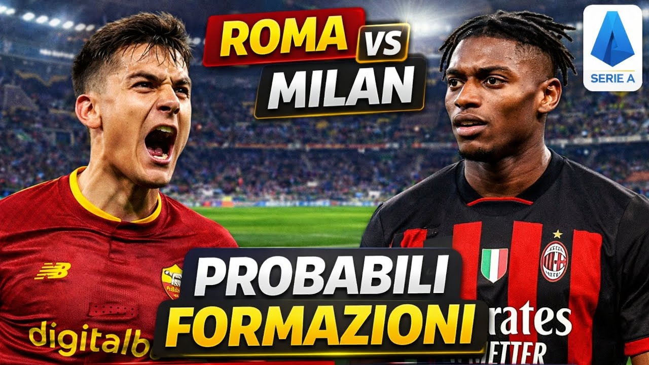Roma-Milan: probabili formazioni, orario e dove vederla (Milan Vince ...