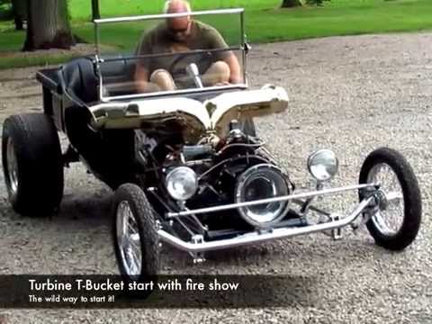 Turbine Powered T-Bucket 1923 Ford Model-T Hot Rod - YouTube