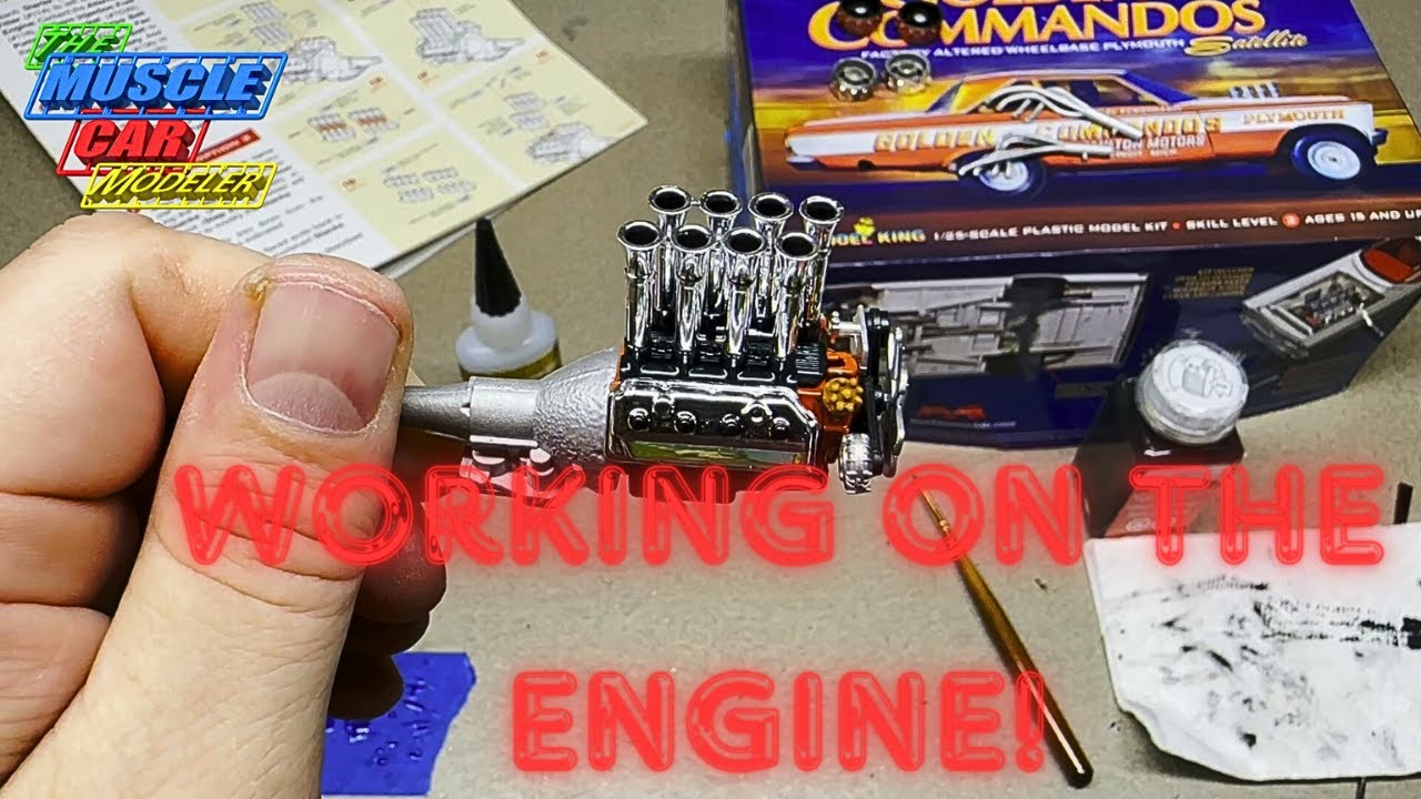 Moebius 1965 Plymouth Satellite AFX AWB Golden Commandos Update 2 ...