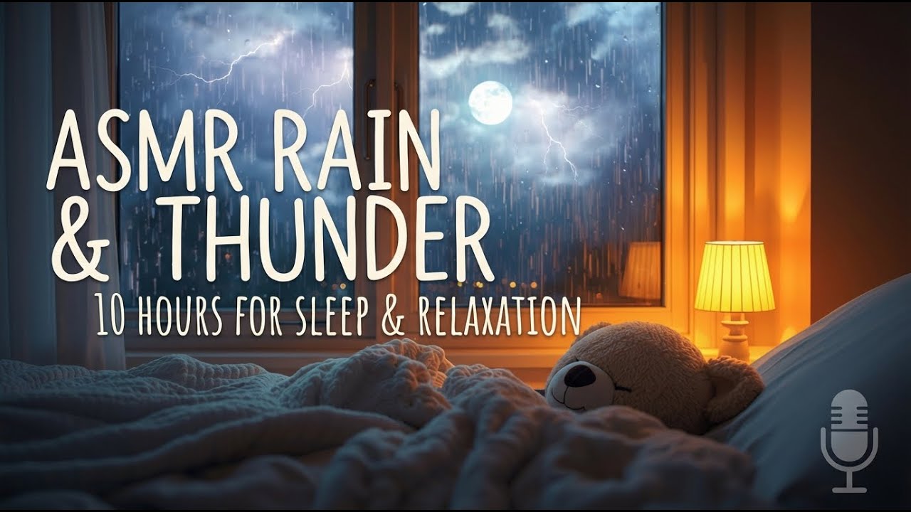 Peaceful Night Rain for Deep Sleep | Calm Your Mind, Sleep All Night ...