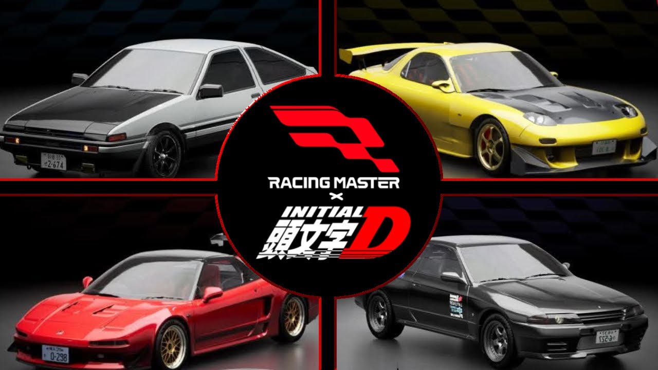 Racing Master X Initial D | All Collab Vehicles | [ Showcase & Gameplay ...