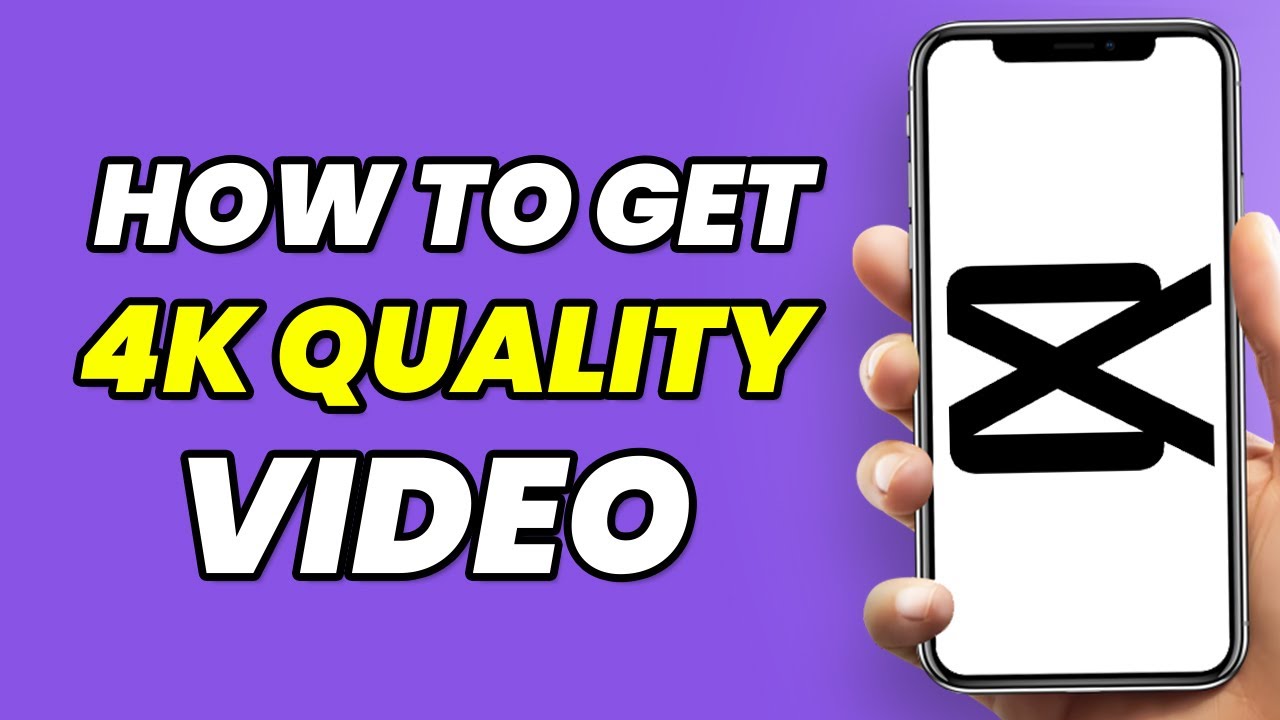 How To Get 4K Quality On Capcut (2024) - YouTube