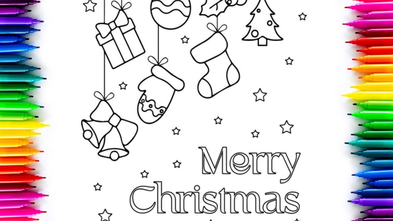 Merry Christmas drawing || how to draw merry Christmas || drawing and ...