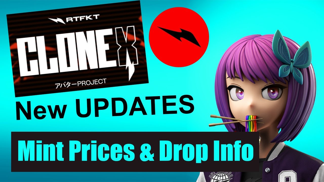 CloneX RTFTK NFT Drop Information | High End 3d MetaVerse Avatars - YouTube