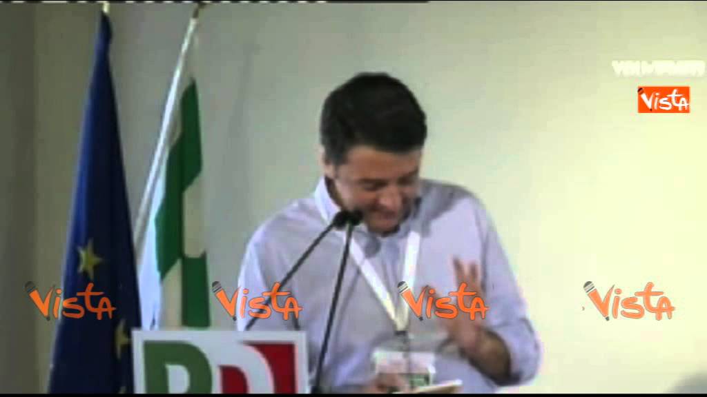 RENZI AUTOIRONICO SUL SUO INGLESE SHISH Ottobre 2014 - YouTube