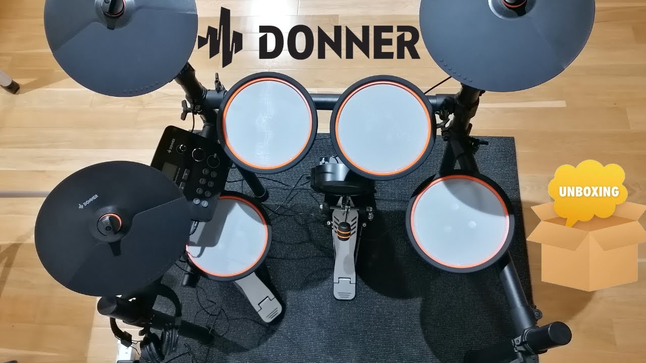 Donner DED-100 Electronic Drum Kit Setting Up (For Beginners) - YouTube