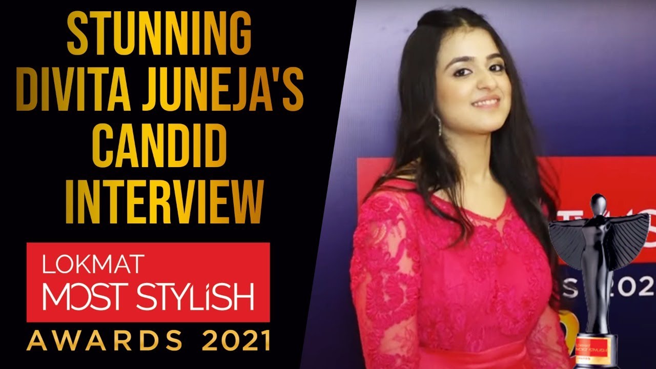 Stunning Divita Juneja's Candid Interview at Lokmat Most Stylish Red ...