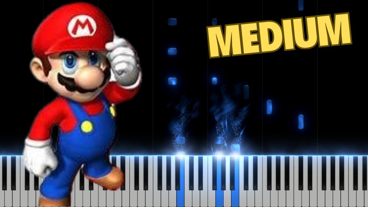 Dire, Dire Docks - Super Mario 64 | Medium Piano Tutorial 🎹🌊⭐ - YouTube