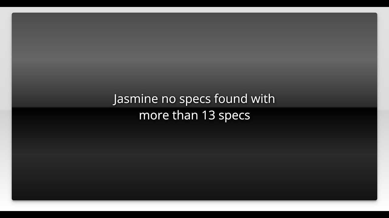 Jasmine No Specs Found With More Than 13 Specs Youtube