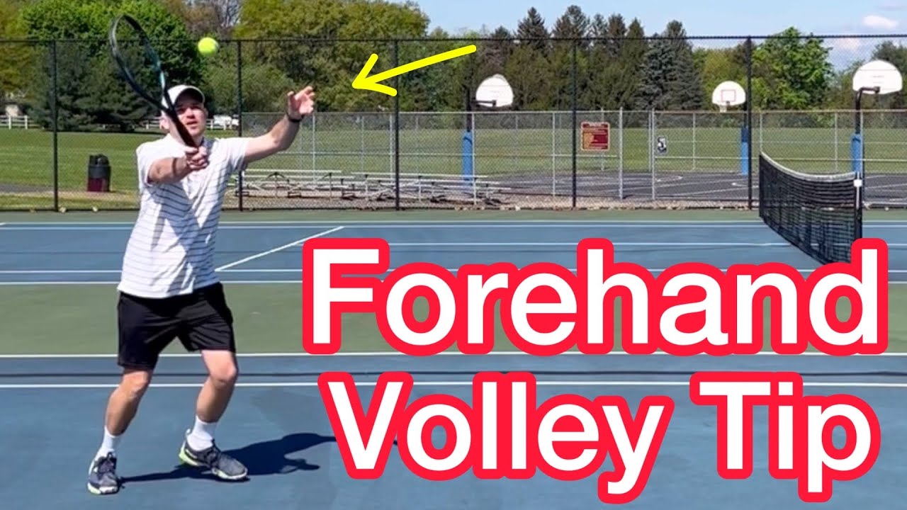 Here’s a BRILLIANT Forehand Volley Tip (Tennis Technique Explained ...