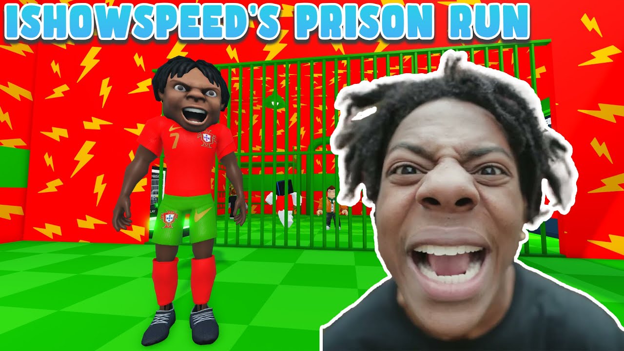 IShowSpeed's Prison Run - ROBLOX (OBBY) - YouTube