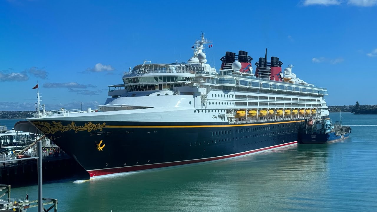 21 November 2023 disney wonder cruise ship@ Auckland #cruiseship # ...