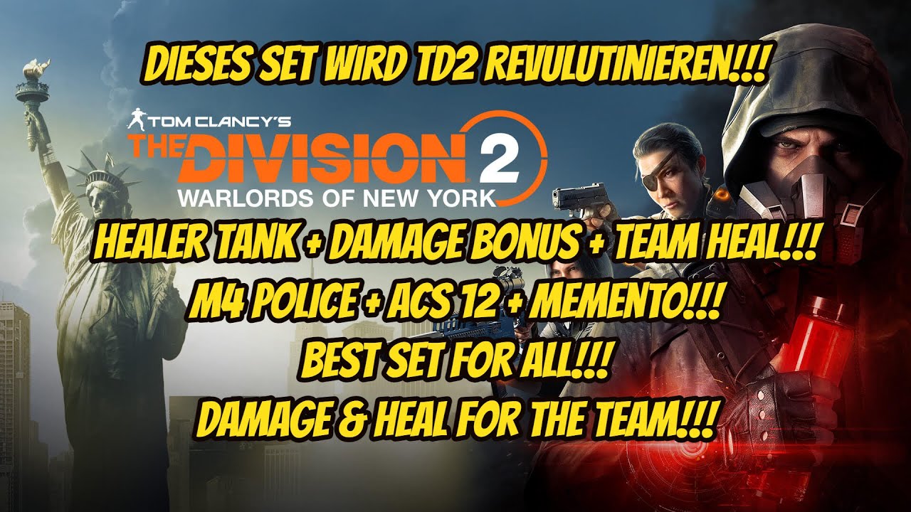 The Division 2 I Dieses Set wird TD2 Revolutionieren I Healer Tank ...