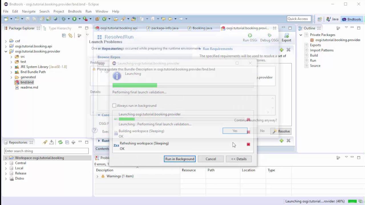 intro to OSGi using bndtools and enRoute - Refactoring - YouTube