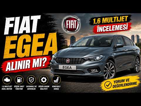 Fiat Egea Alınır mı? Fiat Egea Sedan 1.6 MultiJet İncelemesi - Yorum ve Değerlendirme