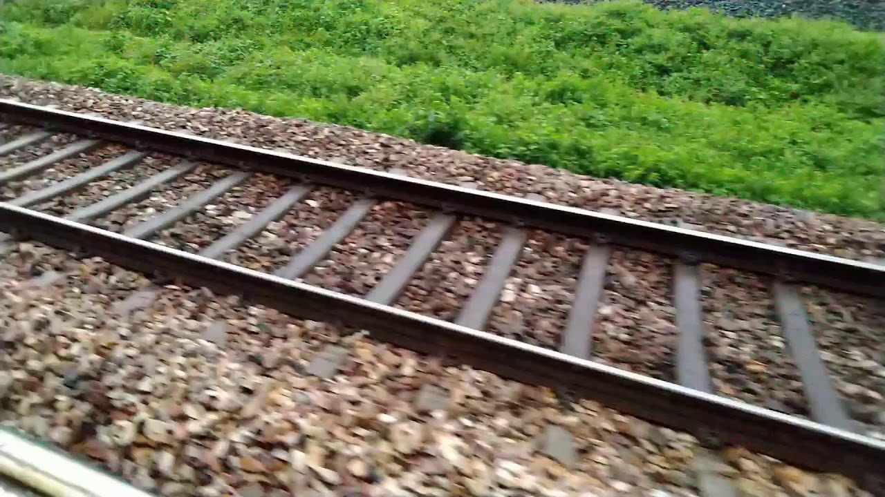 Very high speed train passing through jalesar road and approaching ...