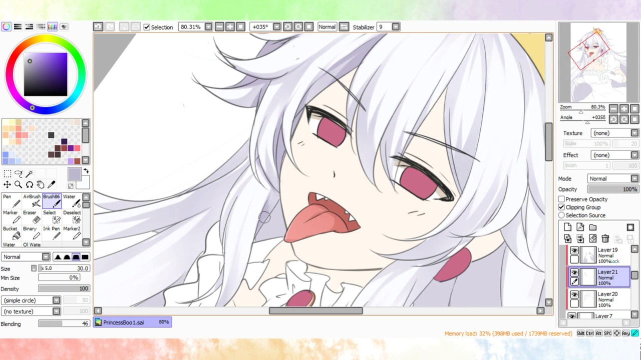 [Speedpaint] Super Mario Bros - Princess Boo - YouTube