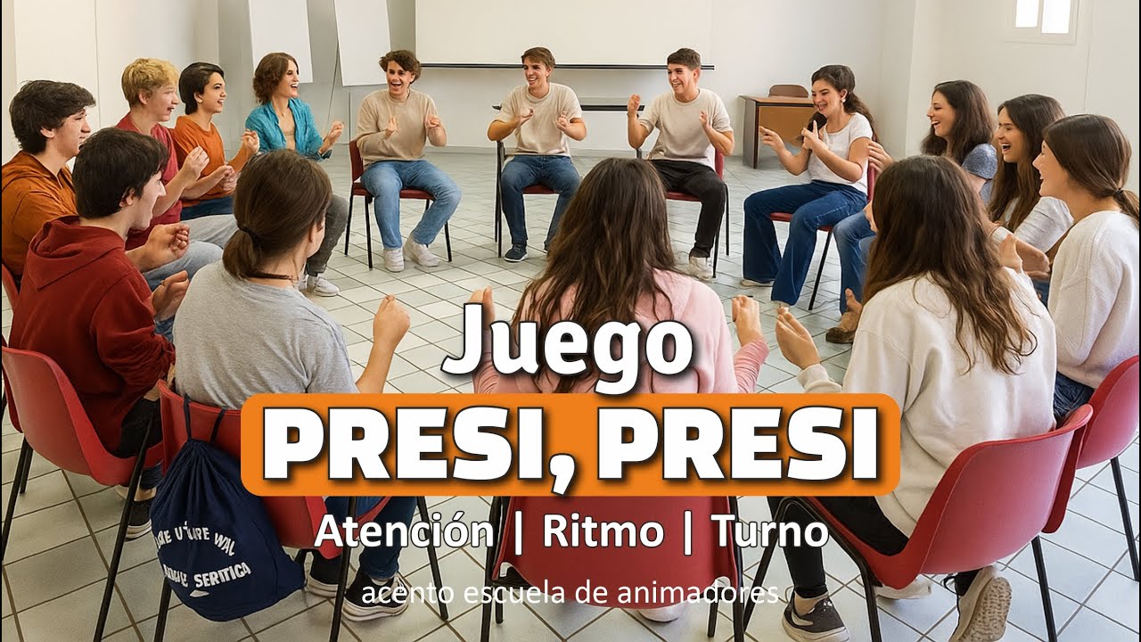 Juego 𝑷𝑹𝑬𝑺𝑰, 𝑷𝑹𝑬𝑺𝑰. Atención | Ritmo | Confianza | Dinámica de Grupo ...