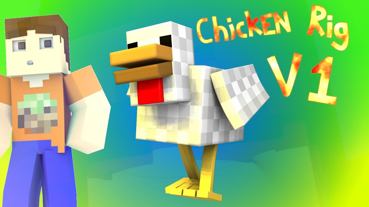 Minecraft Chicken Rig [Blender] - YouTube