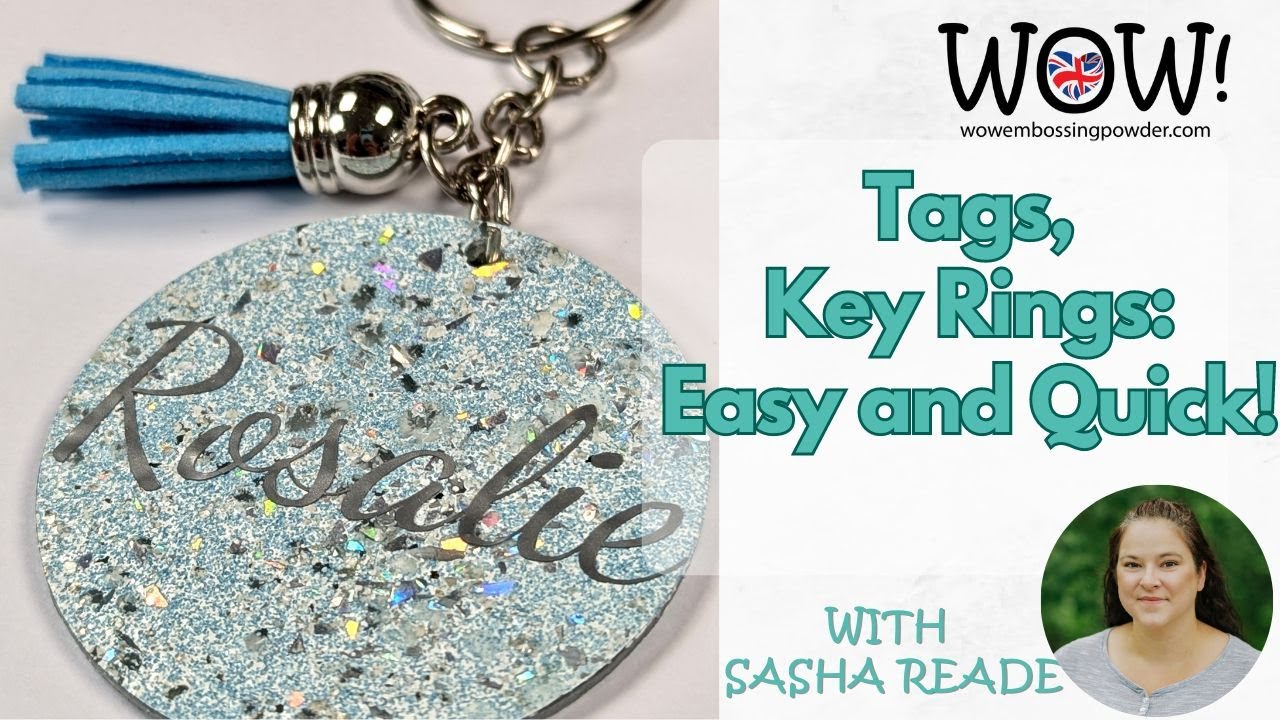 Personalised key chains and gift tags - YouTube