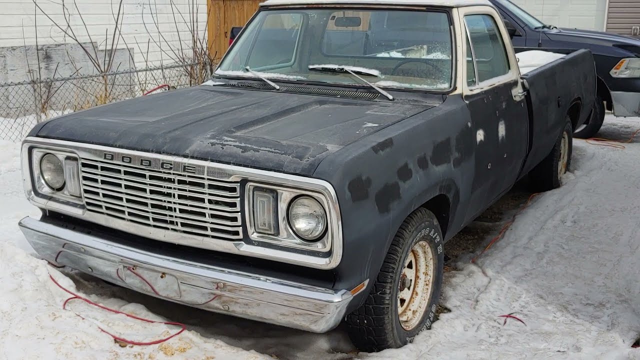 78 Dodge Adventurer 440 / Tin Grille Dash Changes - YouTube