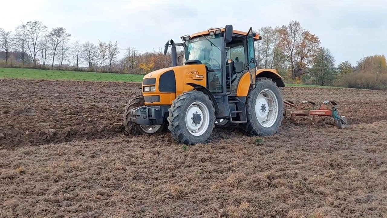 Renault Ares 556 RZ & Kverneland 4 x 35 cm | Orka zimowa 2022 ...