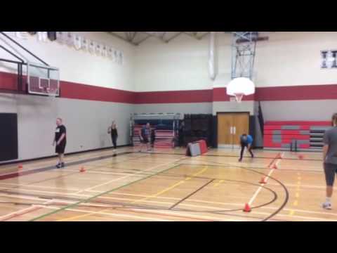 TGFU Net Wall Games 1-Open space - YouTube