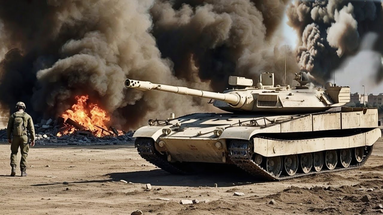 Today! German battle tanks attack a convoy of Russian T-100 tanks and ...