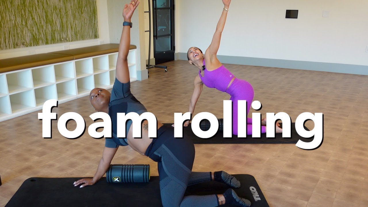 IF YOU WORK FROM HOME YOU HAVE TO TRY THIS! Pilates Foam Roller Routine ...
