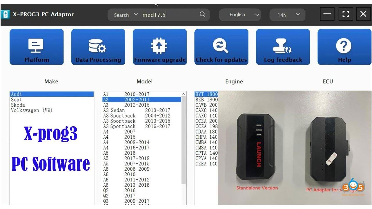 Launch X-prog3 PC Software Download and Activation OBDII365 - YouTube