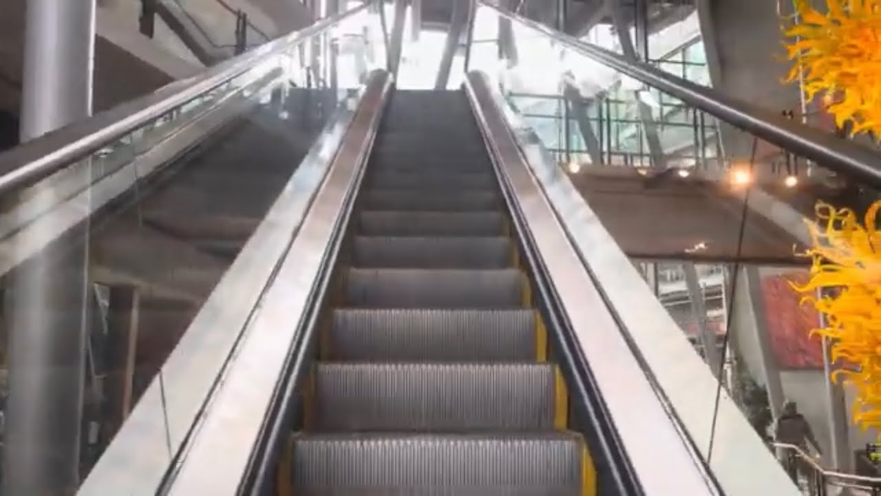 COOL KONE Eco3000 Scenic Escalators at the Elements Bellevue, WA - YouTube