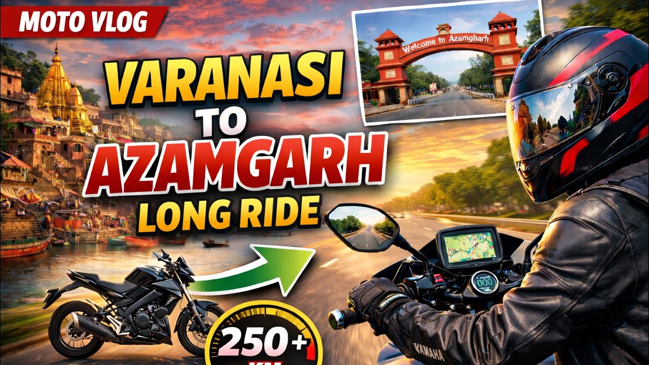 || Vns to Azamgarh || 100km long ride 🔚 - YouTube