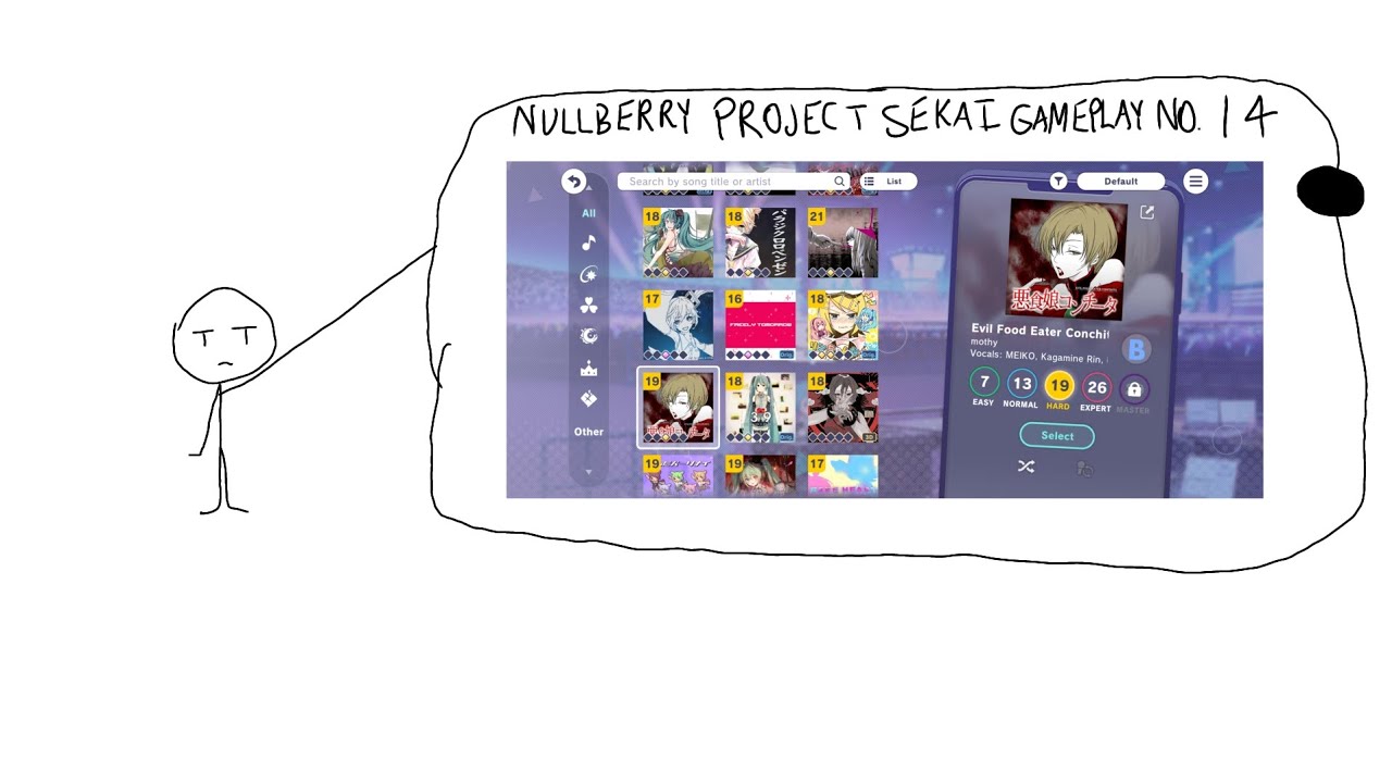 Project Sekai Gameplay - HARD - Evil Food Eater Conchita - YouTube