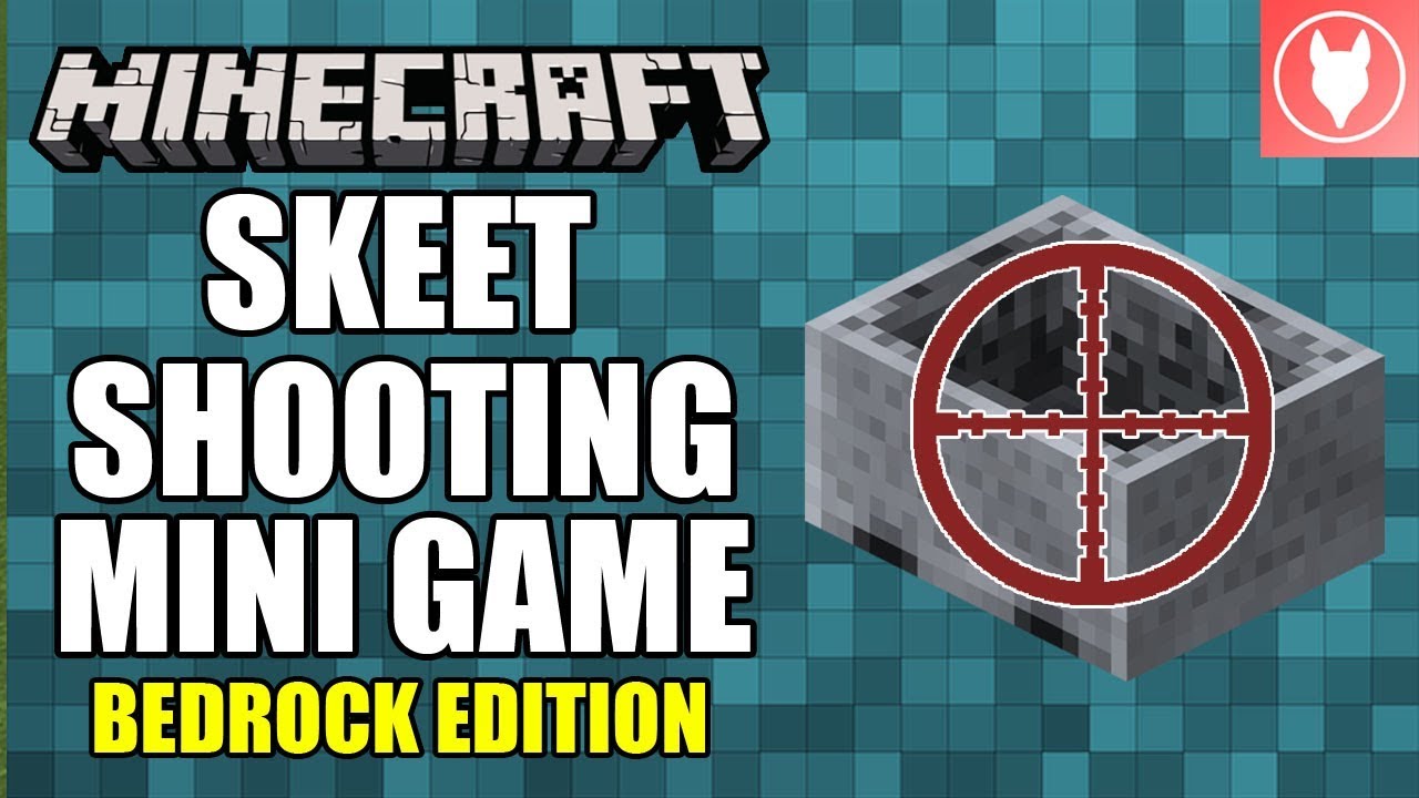 Minecraft Bedrock - Skeet Shooting Mini Game Tutorial ( Xbox / MCPE ...
