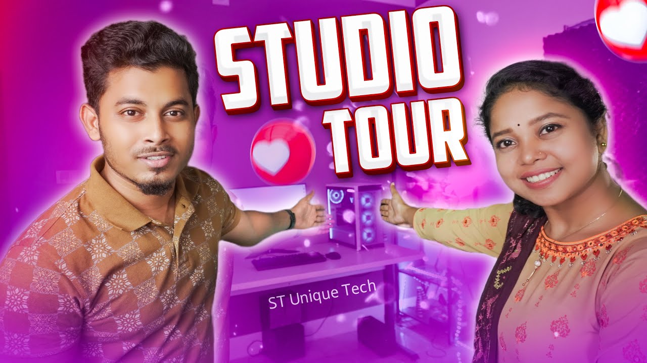 ST Unique Tech | কোথায় কিভাবে ভিডিও বানায় | Studio Tour 2022 - YouTube