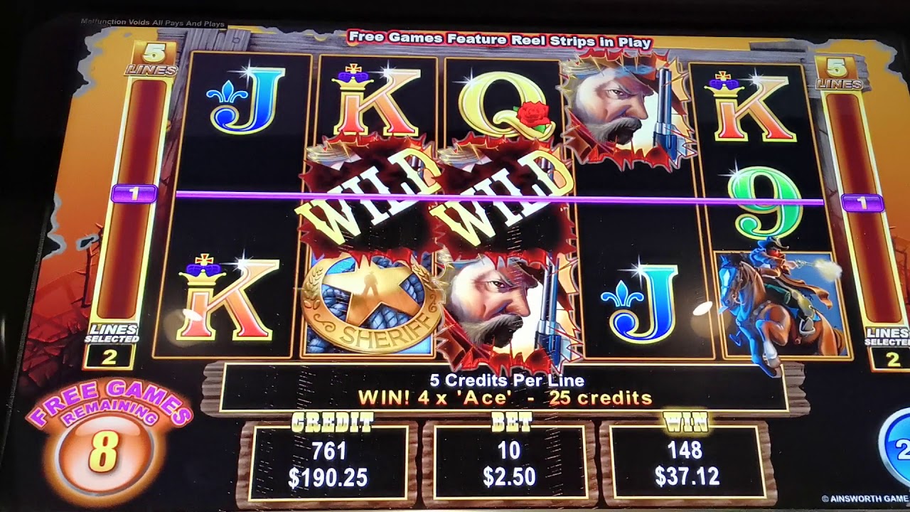 Enforcer slot free games feature on 2 lines playing the Hyper Bucks ...