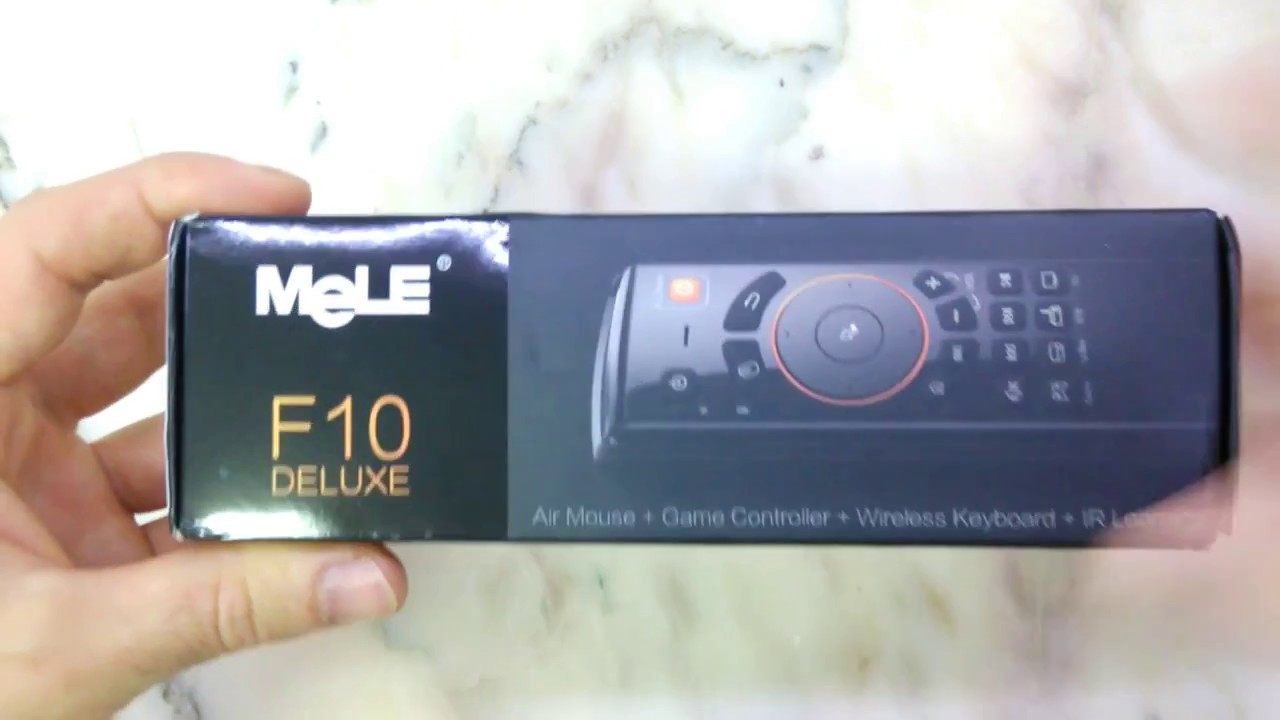 Mele F10 Deluxe 2 4GHz Wireless Air Mouse Remote Control with QWERTY ...